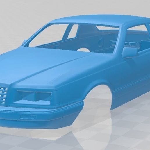 Télécharger fichier Thunderbird 1983 voiture à carrosserie imprimable • Plan pour imprimante 3D ...